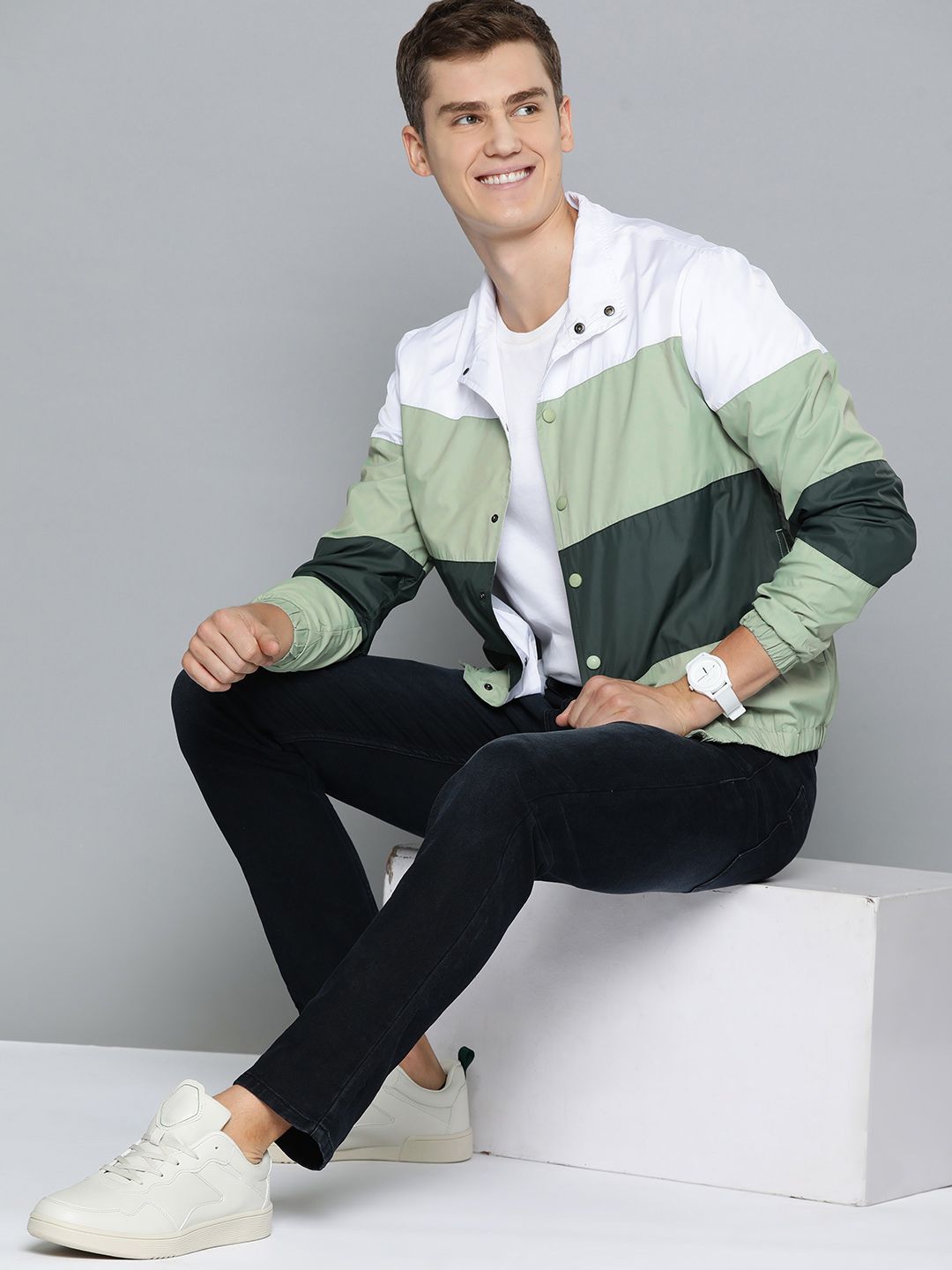 Mast & Harbour Colourblocked Tailored Jacket - Price History
