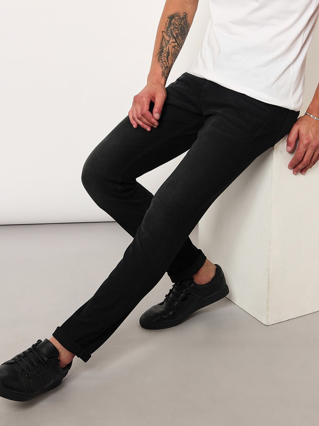 Lee Men Slim Fit Mid-Rise Clean Look Stretchable Jeans - Price History