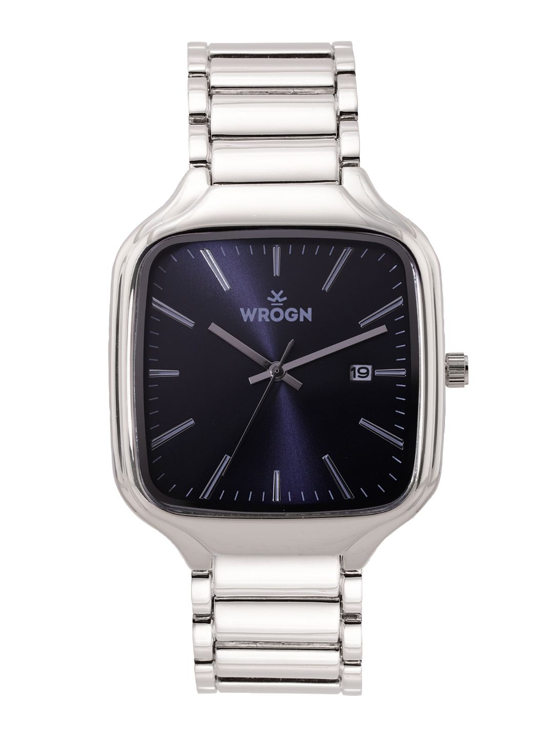 WROGN Men Bracelet Style Analogue Watch MFB-PN-SNTL01-SILVER - Price ...