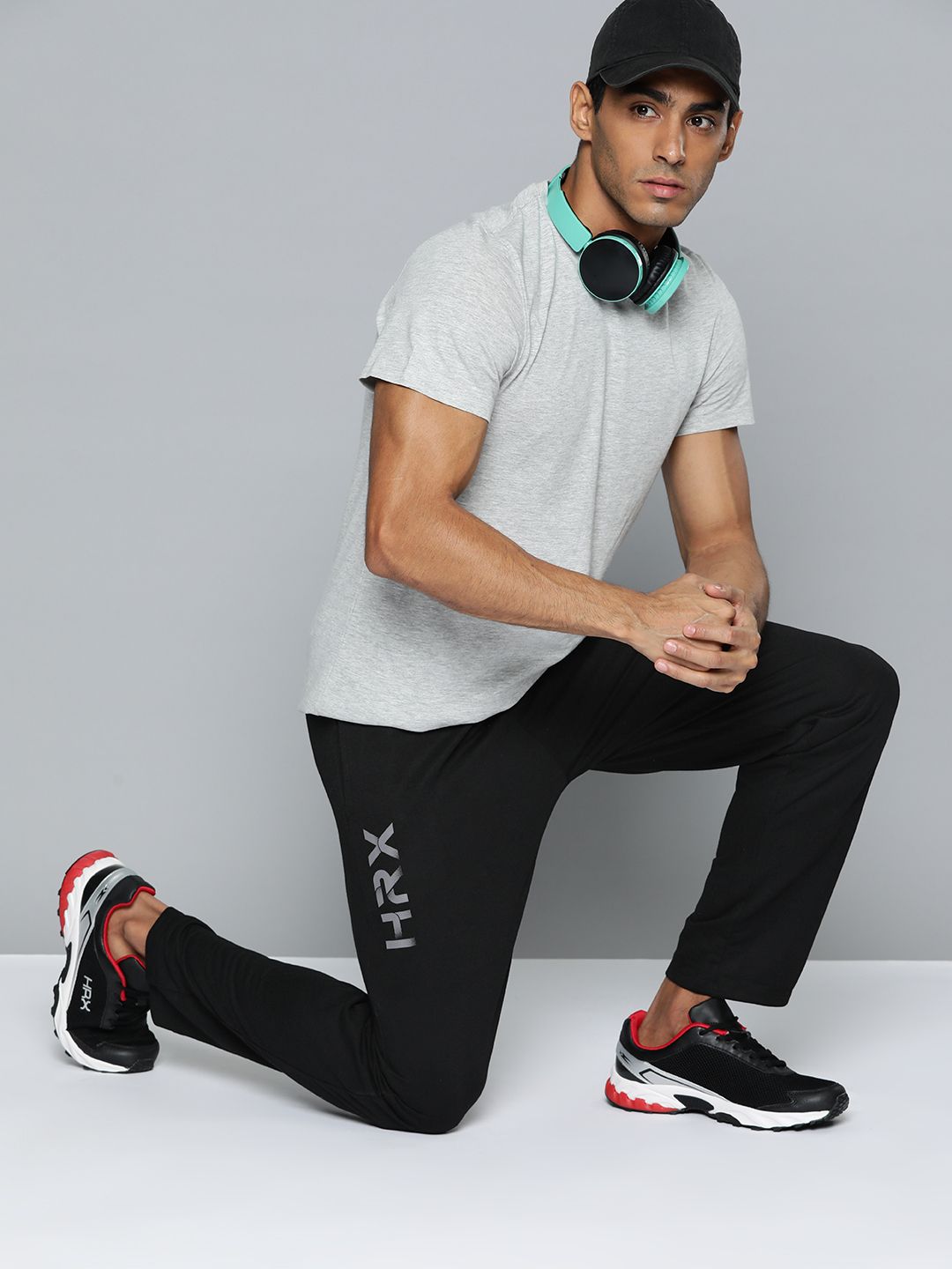 HRX by Hrithik Roshan Men Brand Logo Detail Track Pants - Price History