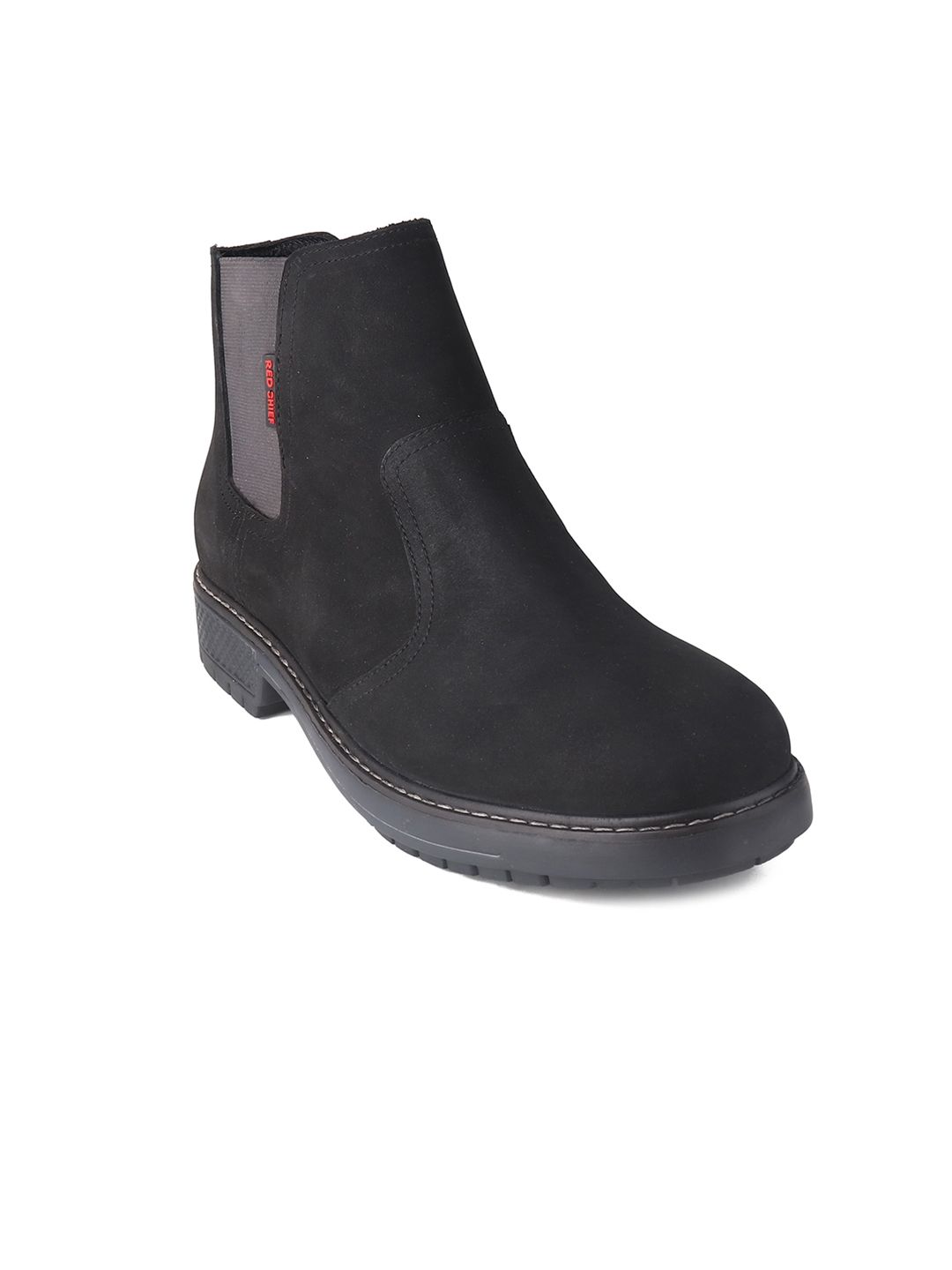 Red Chief Men Leather Mid-Top Lightweight Chelsea Boots - Price History