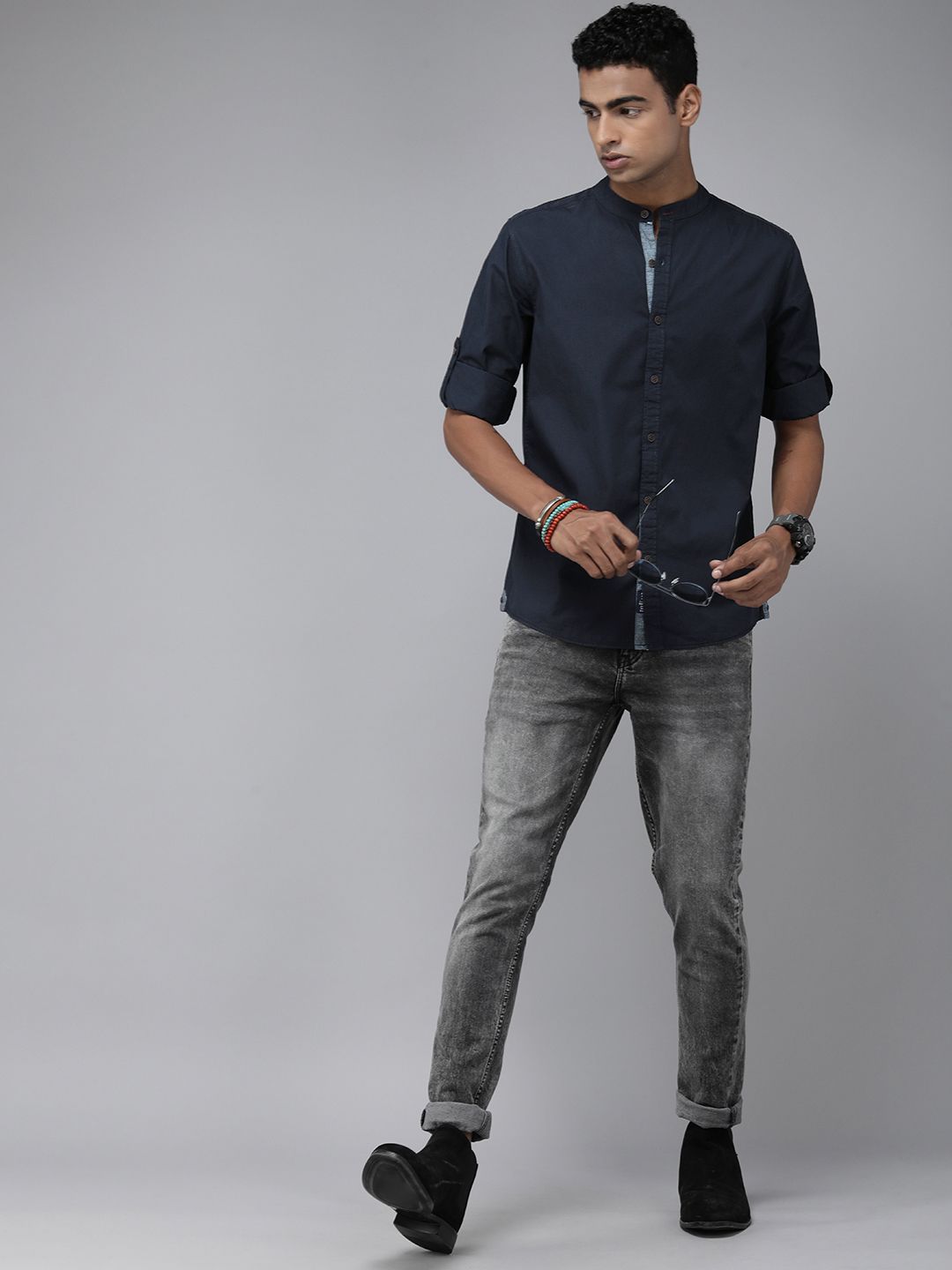 Buy The Roadster Life Co. Pure Cotton Casual Shirt - Shirts for Men 24329332 | Myntra