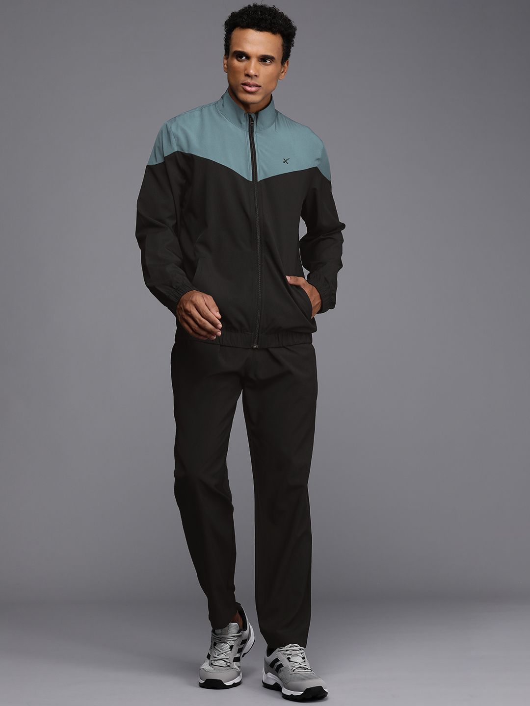 HRX By Hrithik Roshan Men Colourblocked Rapid-Dry Tracksuits - Price ...