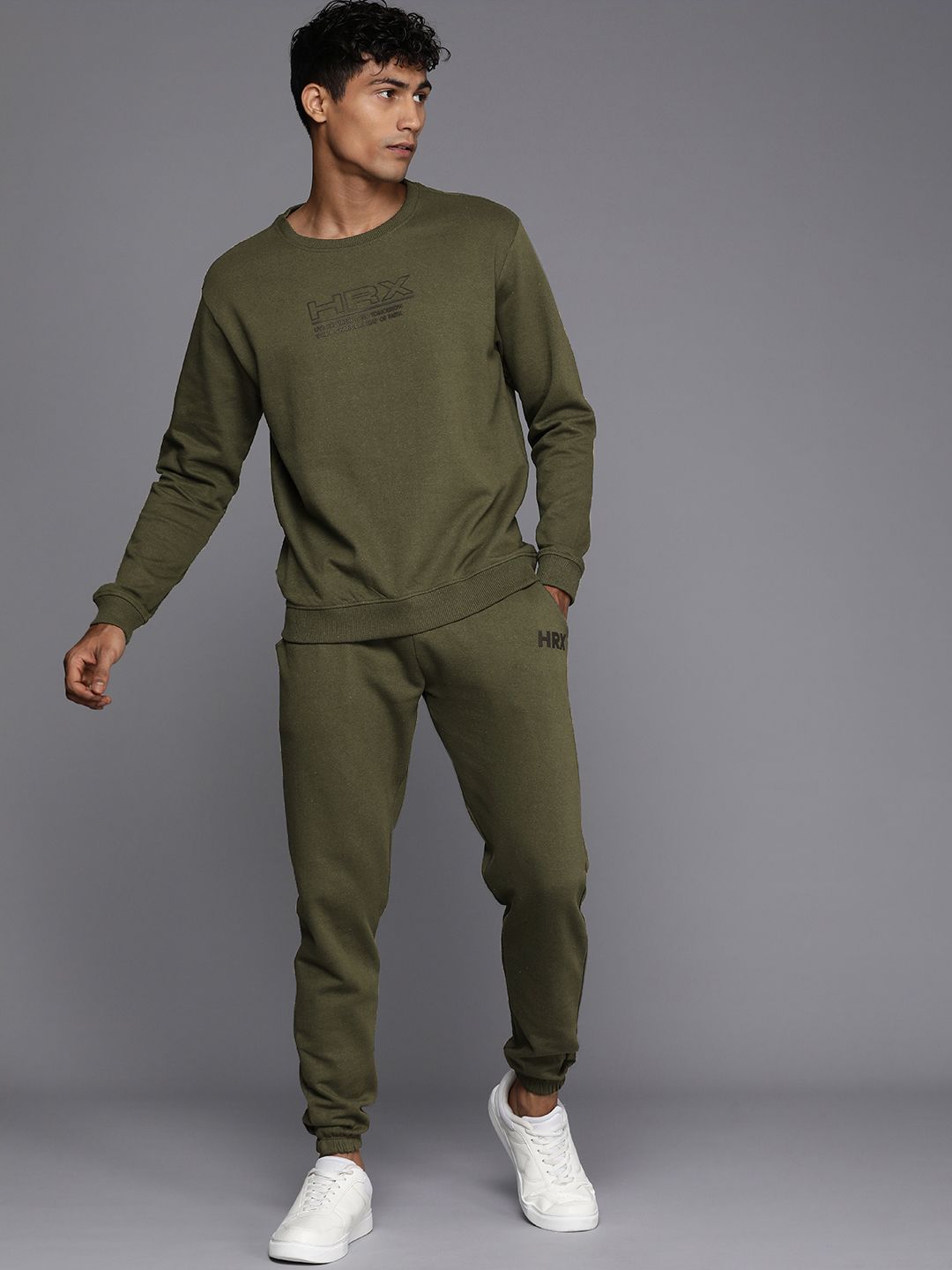 HRX by Hrithik Roshan Men Typography Printed Lifestyle Co-Ords - Price ...