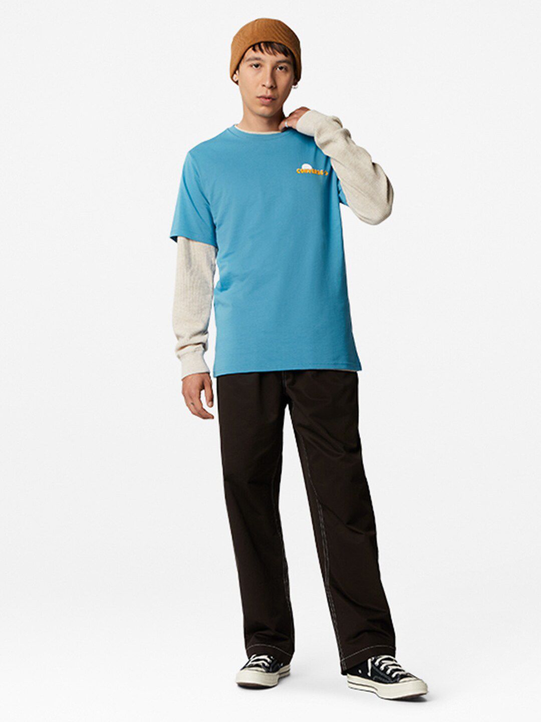 Buy Converse Men Moon Mountain Graphic T Shirt - Tshirts for Men 25236164 | Myntra