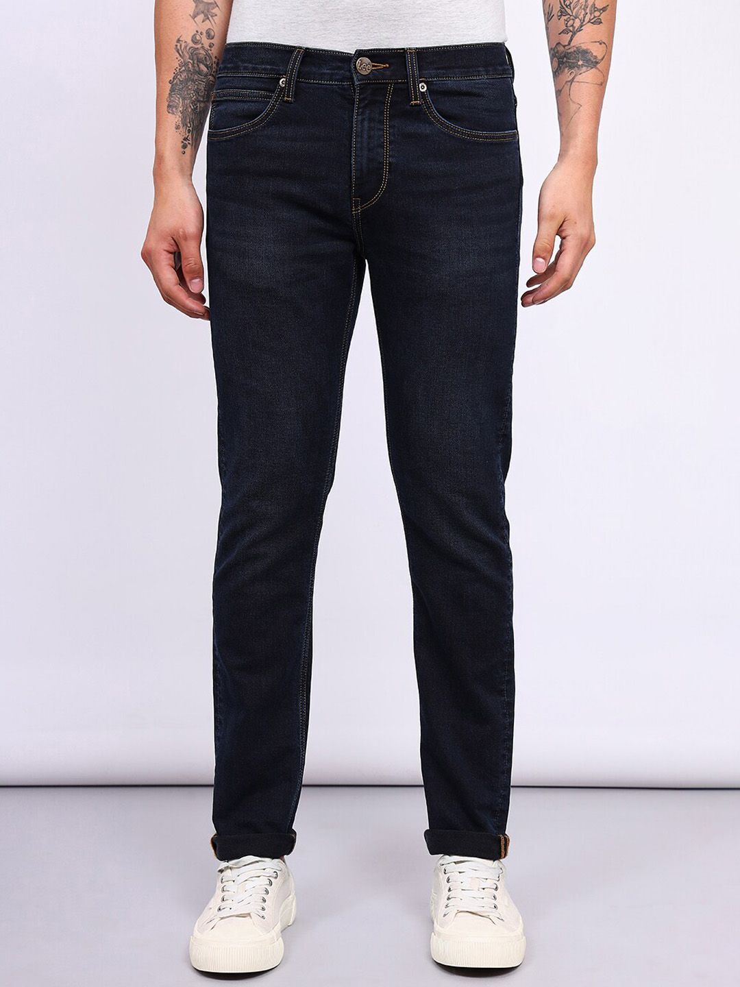 Lee Men Slim Fit Clean Look Stretchable Jeans - Price History