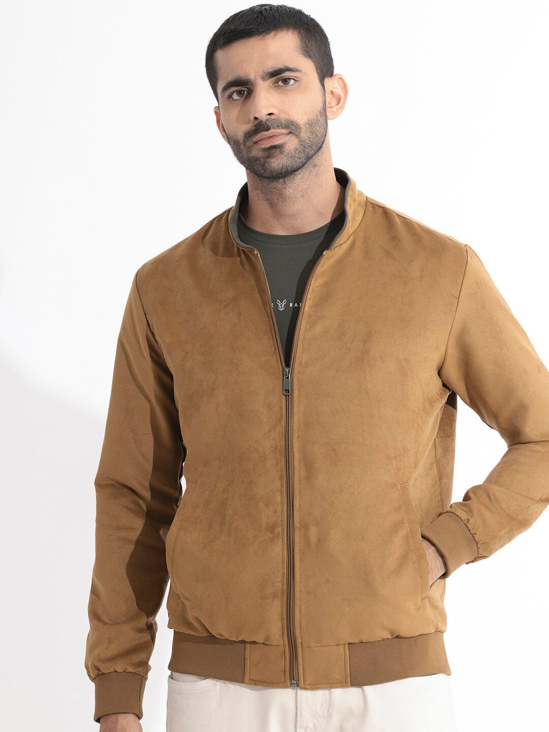 RARE RABBIT Mandarin Collar Bomber Jacket - Price History