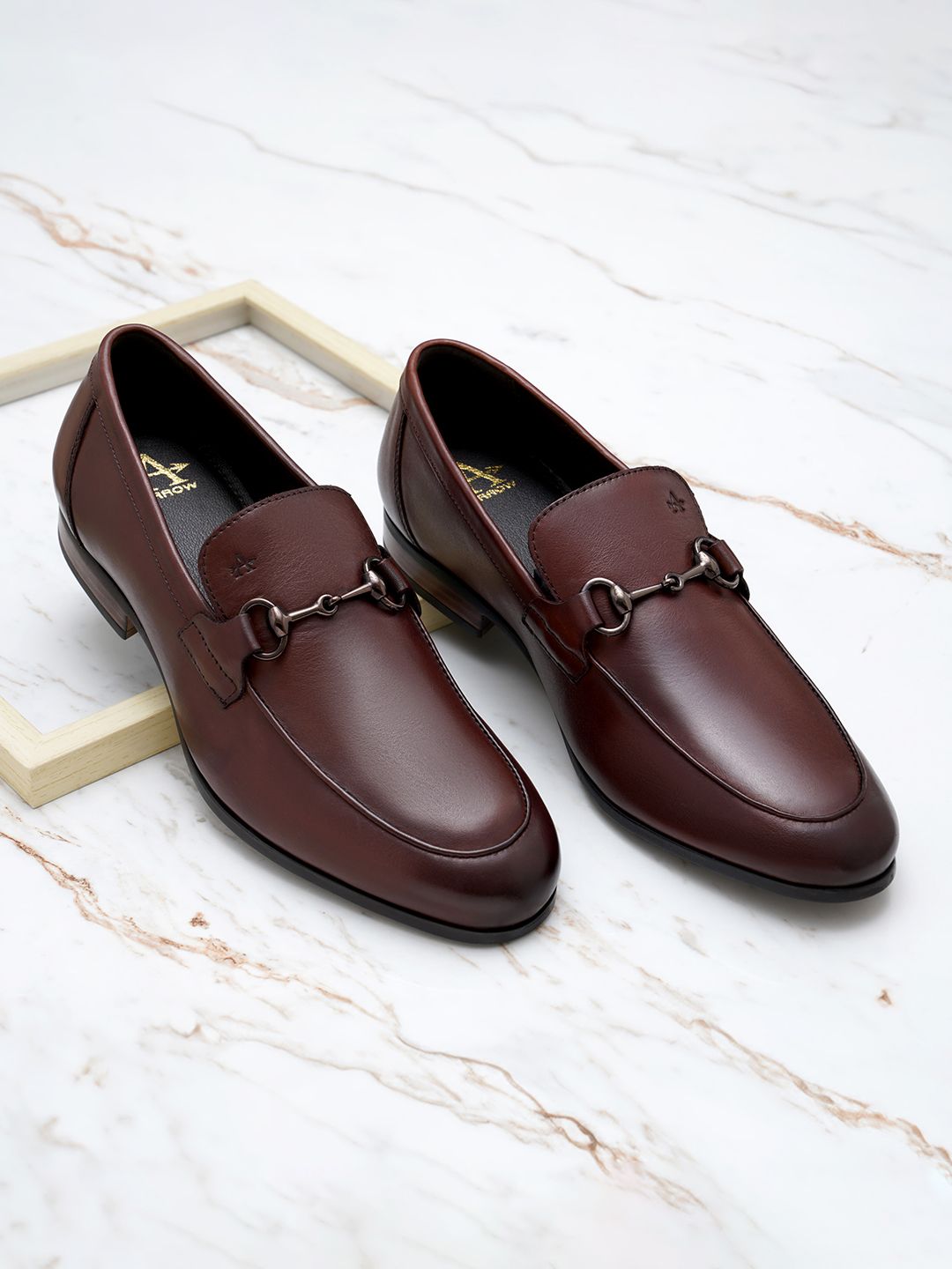 Arrow Men Vitus Leather Loafers - Price History