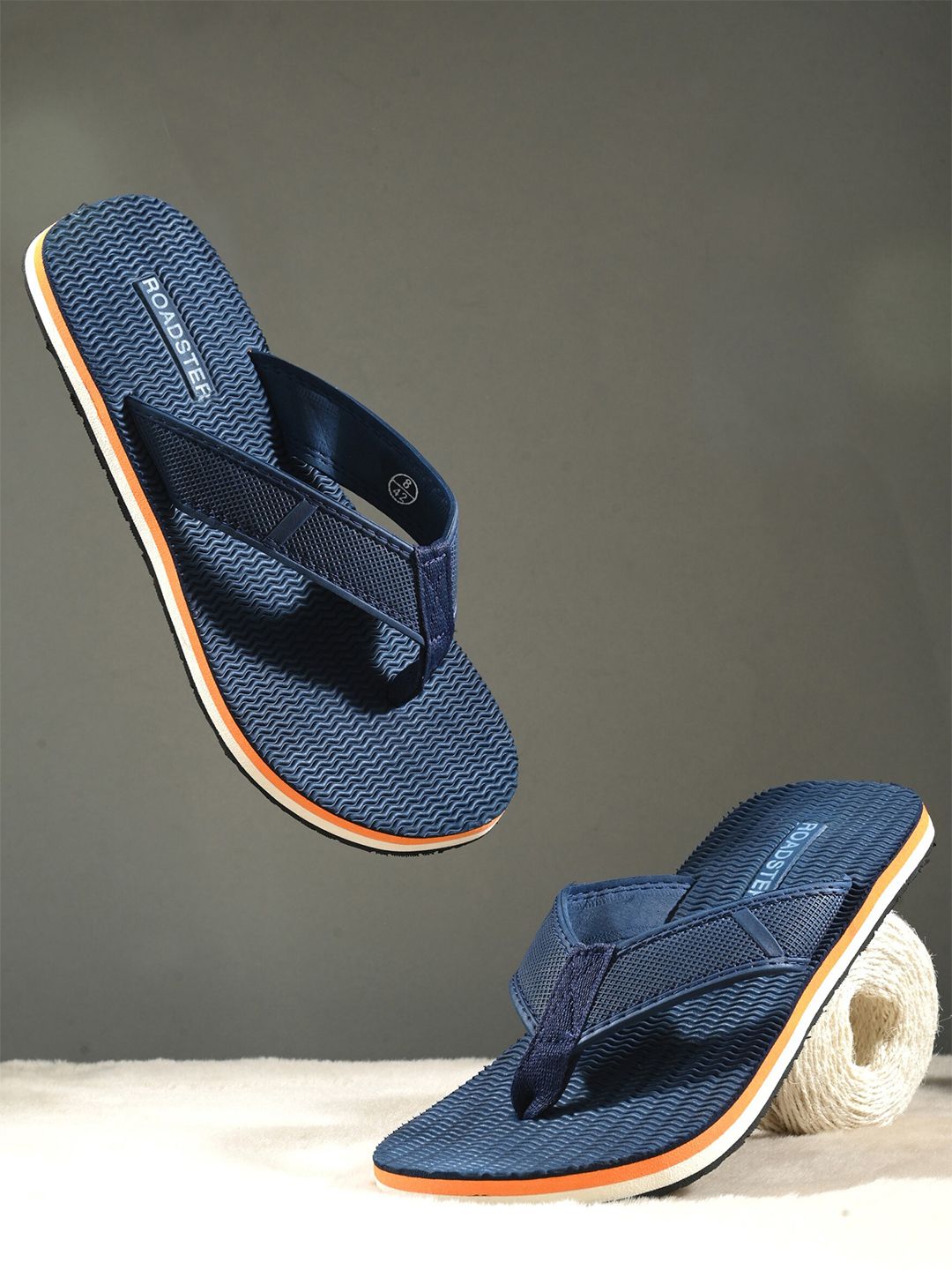The Roadster Lifestyle Co. Men Textured Room Flip Flops - Price History