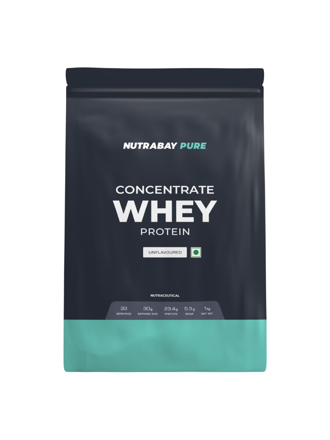 Nutrabay Whey Protein Concentrate Unflavoured - 1kg - Price History