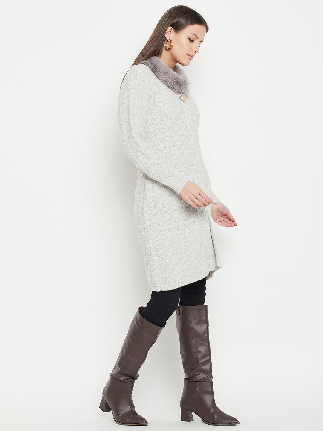 Buy Duke Longline Acrylic Cardigan - Sweaters for Women 26957770 | Myntra