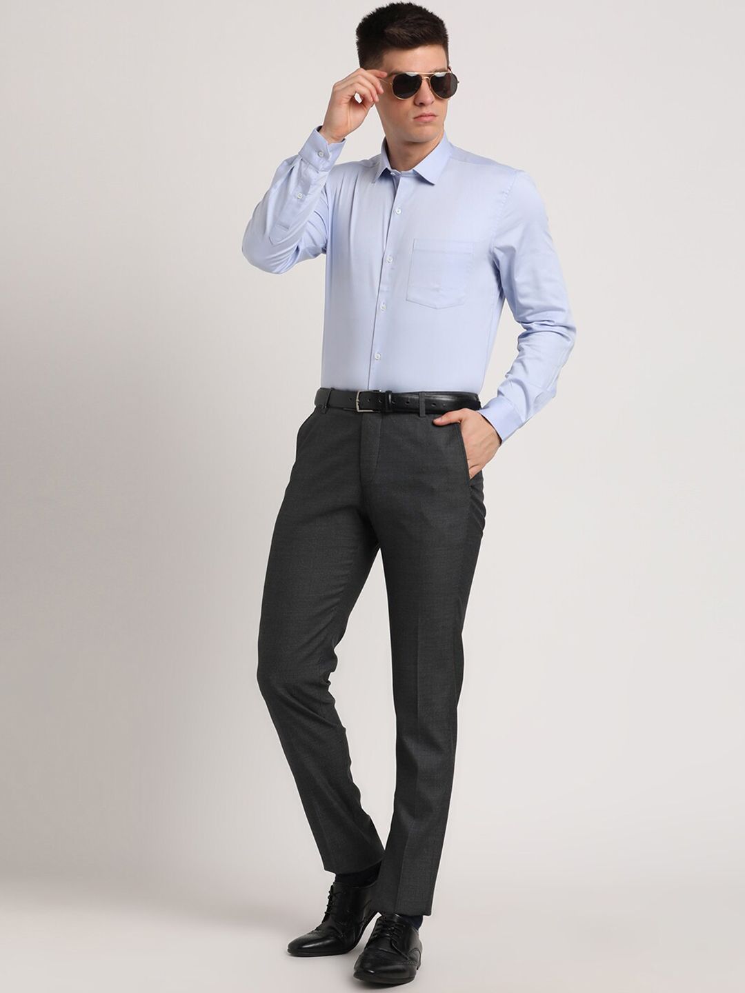 Buy Turtle Standard Slim Fit Cotton Opaque Formal Shirt - Shirts for ...