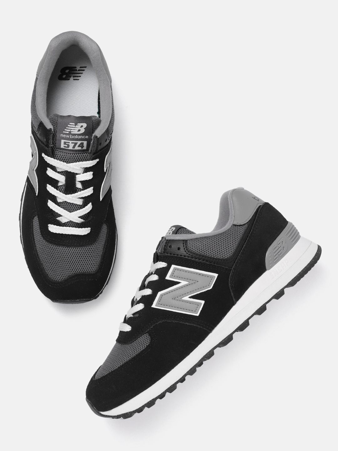 New Balance Men Woven Design 574 Sneakers - Price History