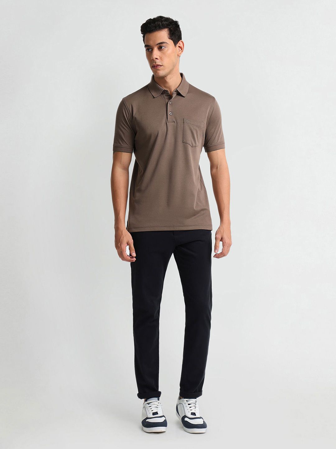 Buy Arrow Polo Collar Cotton T Shirt - Tshirts for Men 28570146 | Myntra