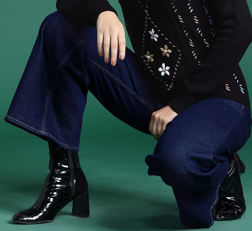 Buy DressBerry Acrylic Floral Self Design Pullover - Sweaters for Women ...