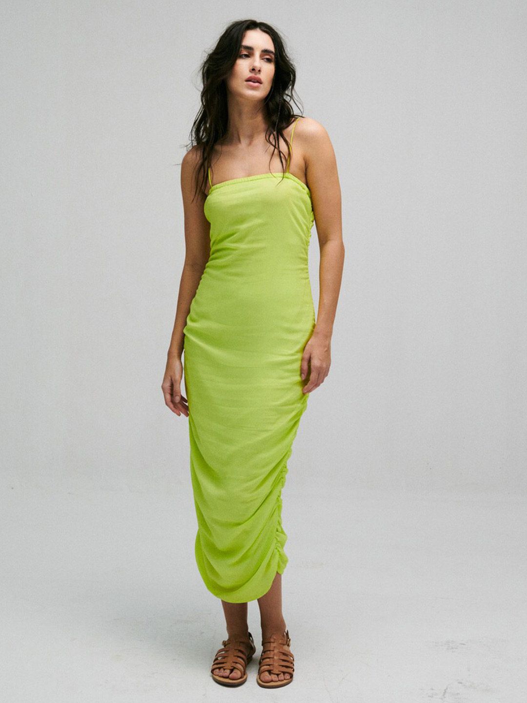 Buy SOTBELLA WOMEN Off Shoulder Bodycon Midi Dress - Dresses for Women 28913390 | Myntra