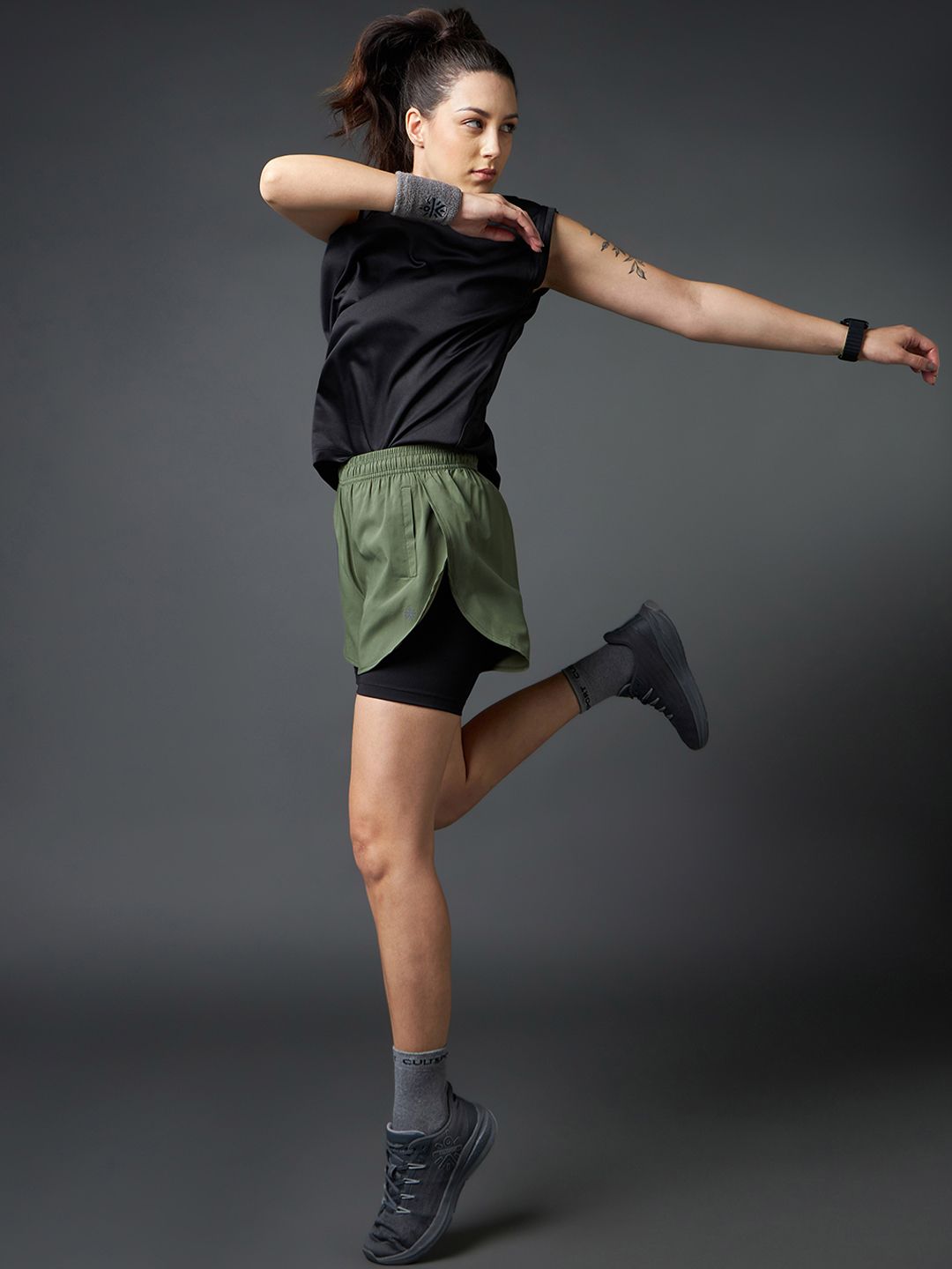 Buy CULT Runner's Pro Built In Sports Shorts - Shorts for Women ...