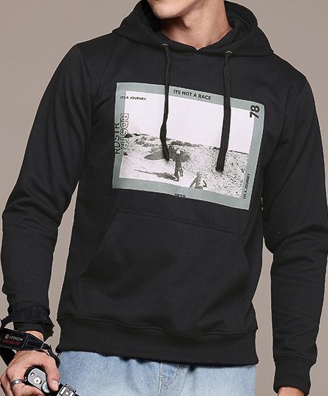 Buy The Roadster Life Co. Graphic Printed Hooded Sweatshirt - Sweatshirts for Men 29651952 | Myntra