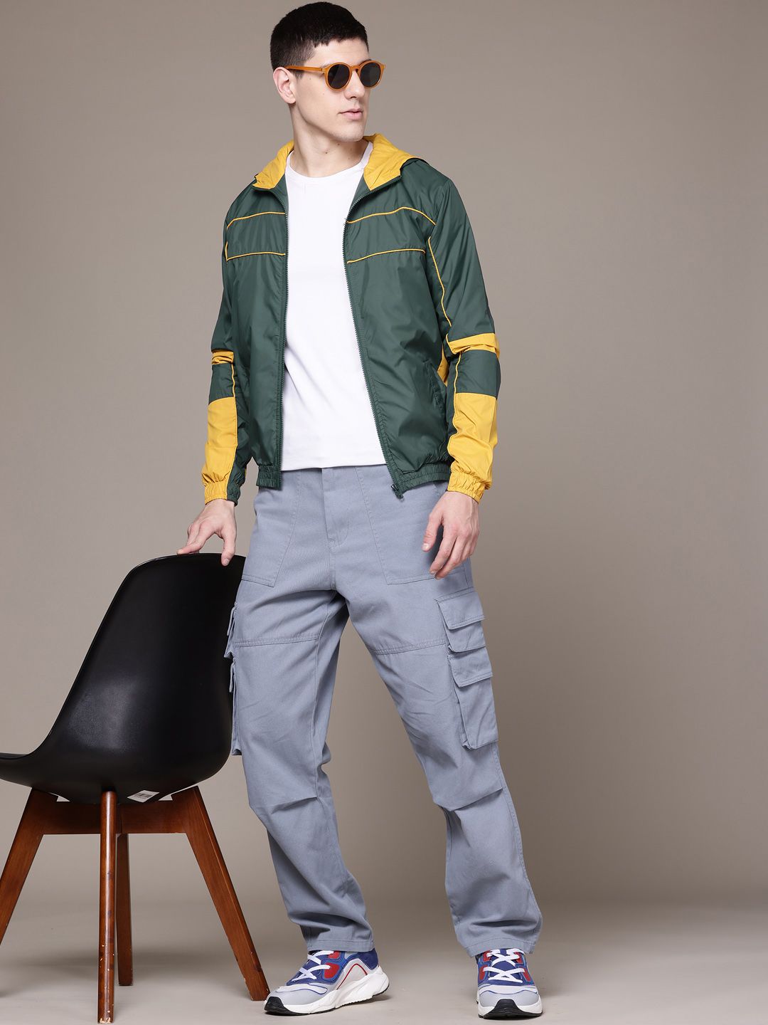 Buy The Roadster Lifestyle Co. Varsity Hooded Tailored Jacket - Jackets ...