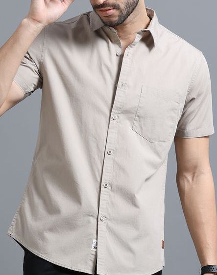 Buy The Roadster Lifestyle Co Pure Cotton Half Sleeve Shirts - Shirts for Men 29936226 | Myntra