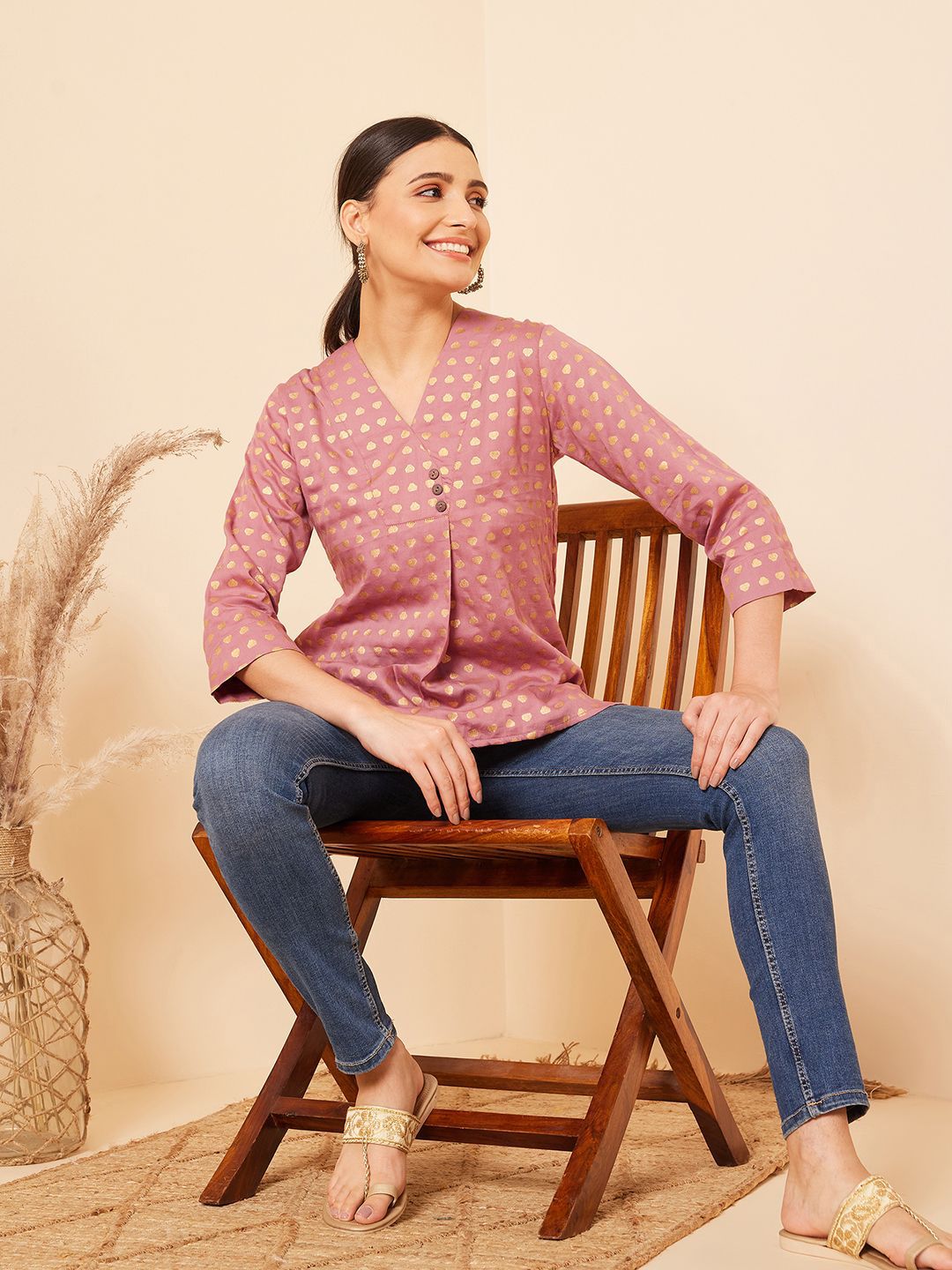 Buy STADO Geometric Print Top - Tops for Women 30041232 | Myntra