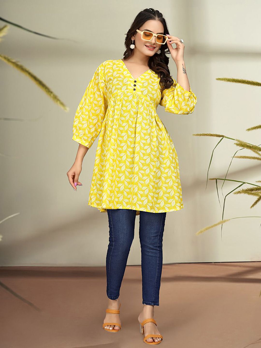 Buy BAESD Women Cotton Tropical Printed Top - Tops for Women 30136961 ...