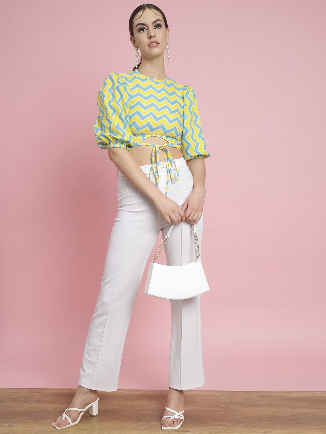 Buy TANDUL Womens Blouson Crop Top - Tops for Women 30181983 | Myntra