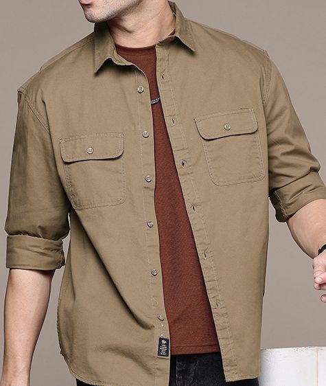 Buy Roadster Men Relaxed Fit Casual Shirt - Shirts for Men 31198011 | Myntra