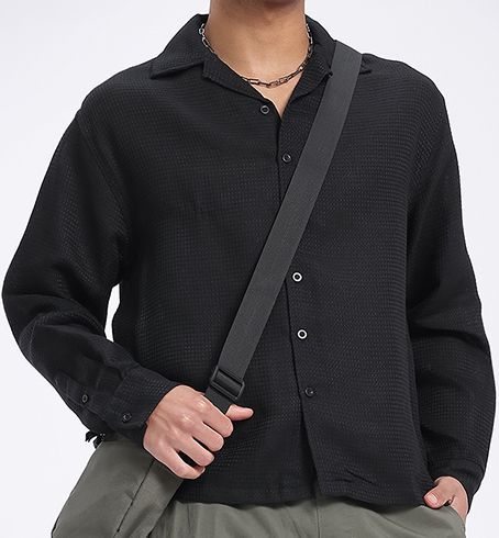 Buy Glitchez Self Design Pure Cotton Casual Shirt - Shirts for Men ...