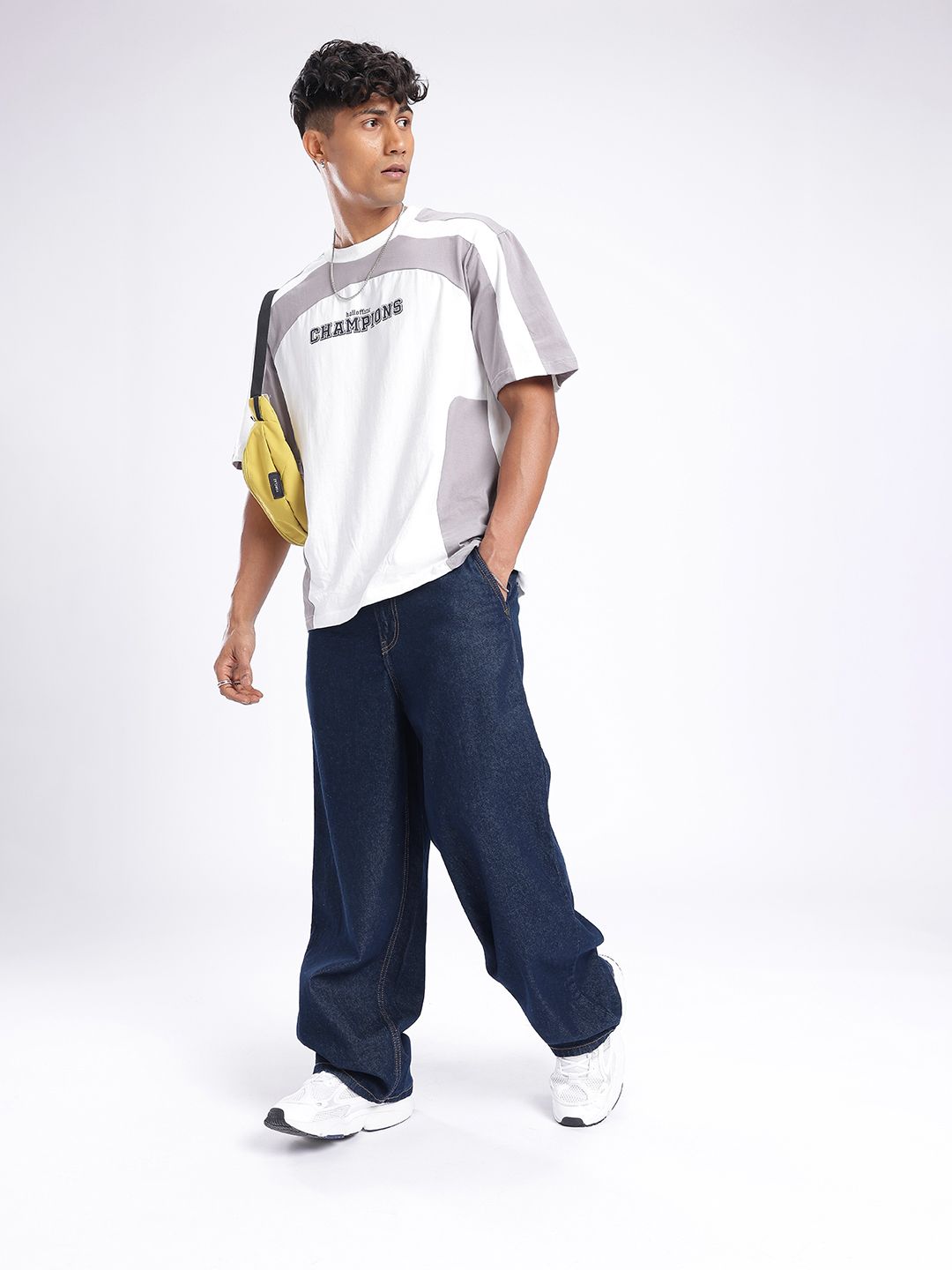 Buy Glitchez Men Street Swagger Baggy Fit Jeans - Jeans for Men ...