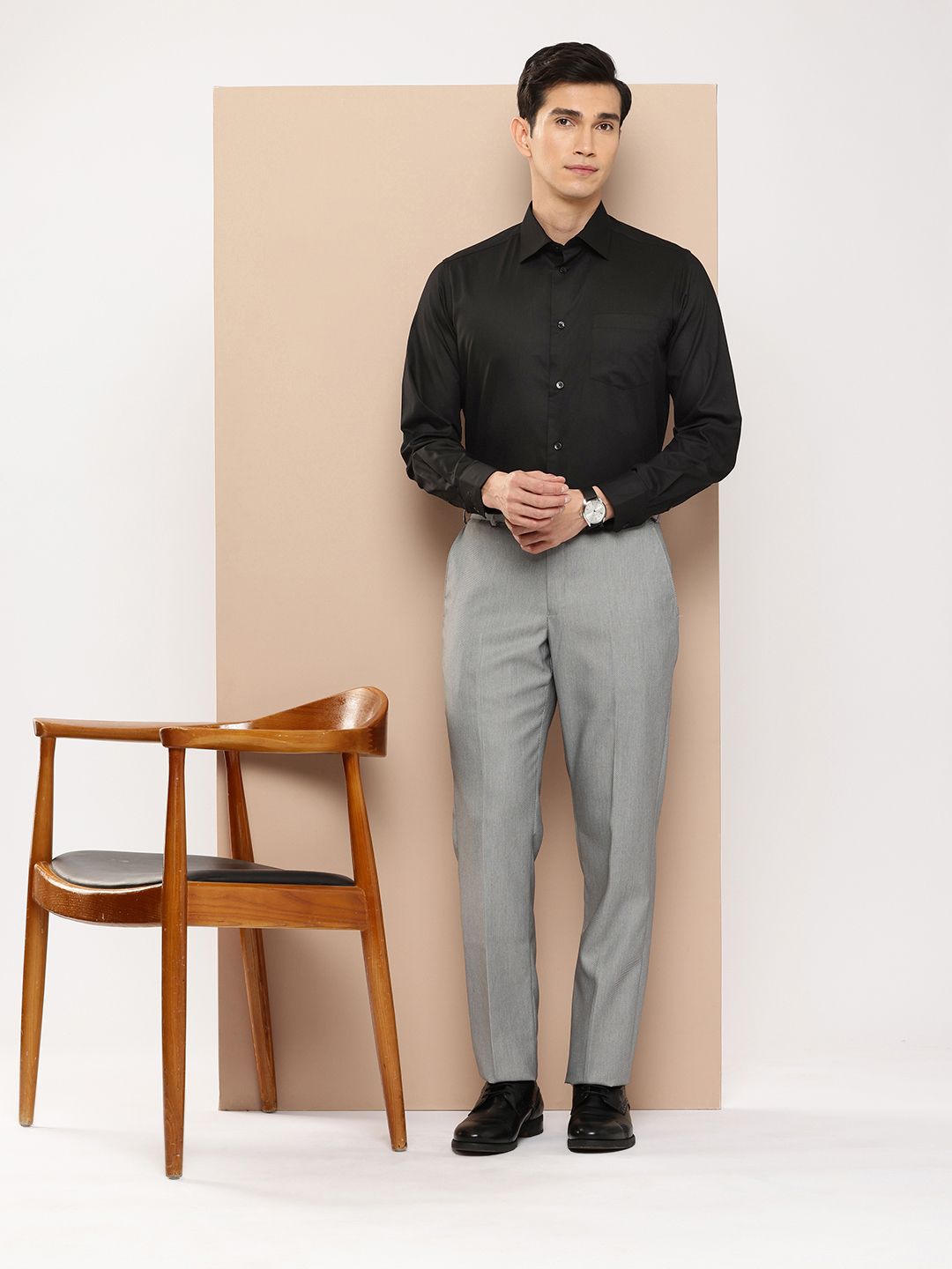 Buy INVICTUS Slim Fit Opaque Formal Shirt - Shirts for Men 31451775 ...