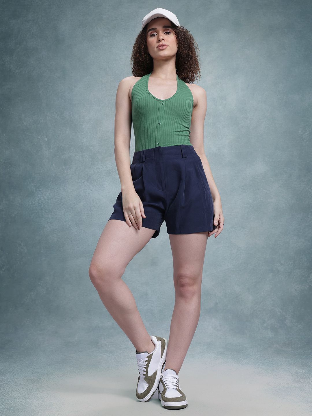 Buy The Roadster Life Co. Ribbed Halter Neck Top - Tops for Women ...