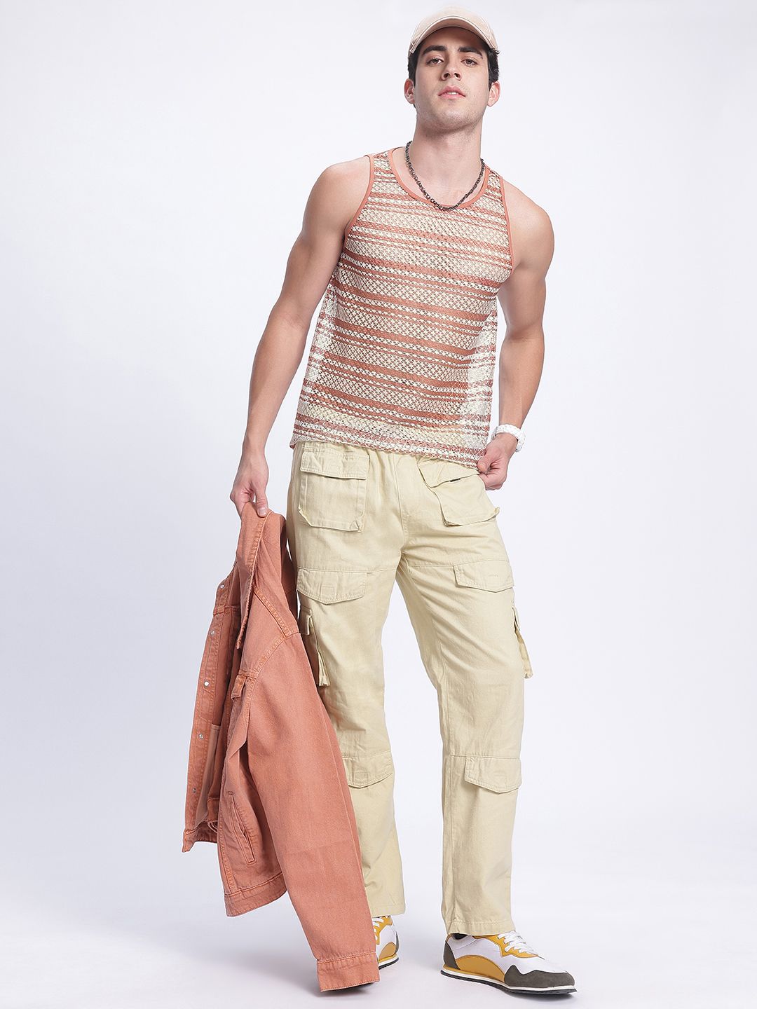 Buy Glitchez Radiant Rave Open Knit T Shirt - Tshirts for Men 31601975 ...