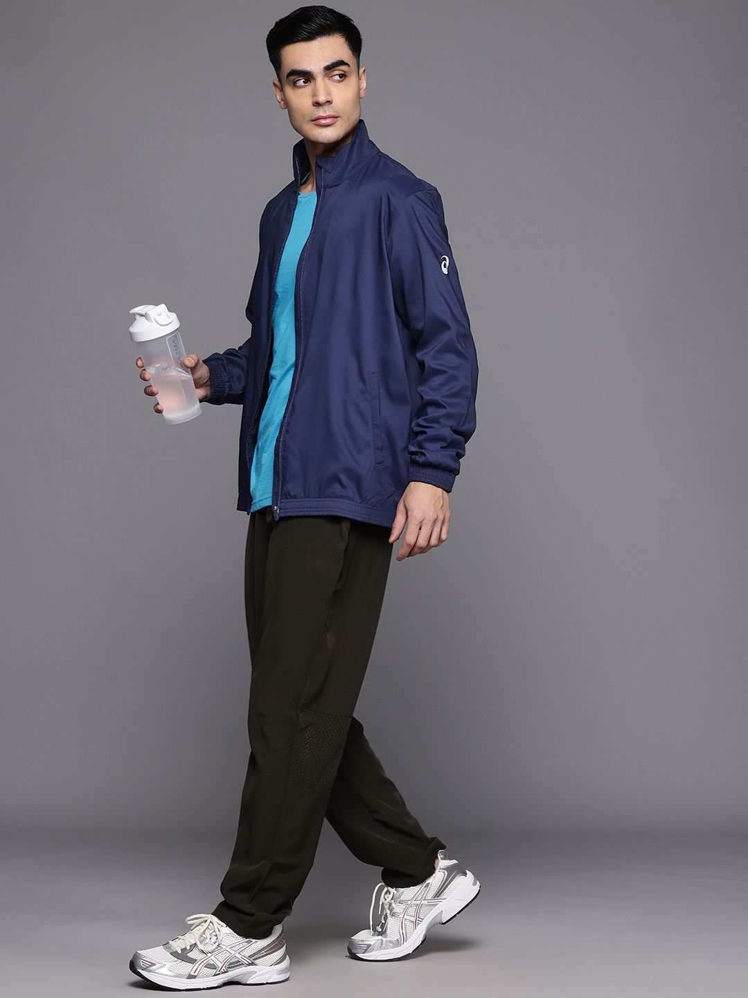 Buy ASICS Mock Collar Training Jacket - Jackets for Men 31628936 | Myntra