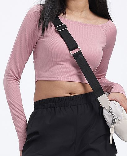 Buy Glitchez Cut Out Ribbed Crop Top - Tops for Women 31795520 | Myntra