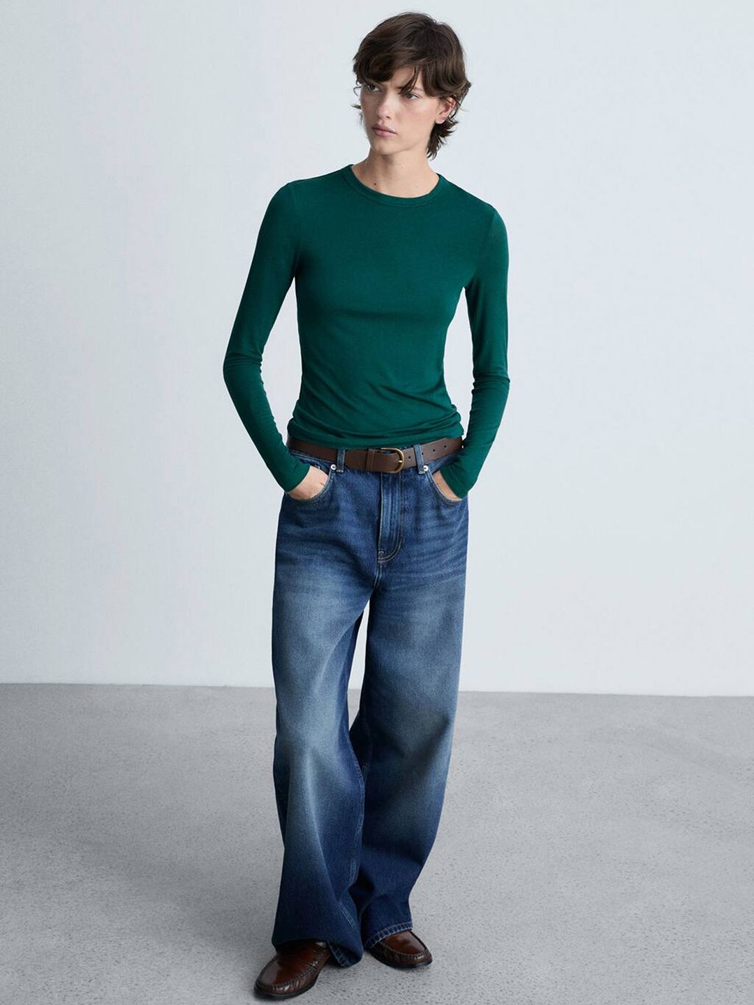 Buy MANGO Round Neck T Shirt - Tshirts for Women 31856149 | Myntra