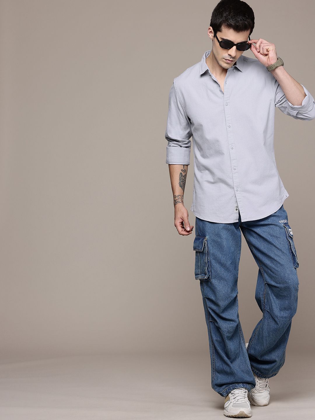 Buy The Roadster Life Co. Pure Cotton Casual Shirt - Shirts for Men 32023759 | Myntra