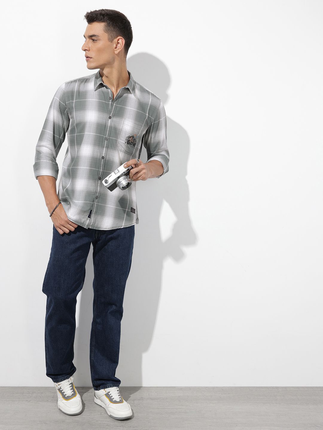 Buy The Roadster Life Co. Checked Pure Cotton Casual Shirt - Shirts for Men 32024432 | Myntra