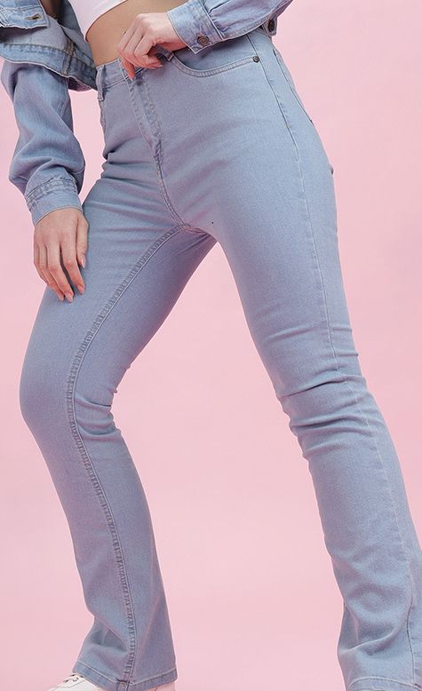 Buy DressBerry Women Bootcut Mid Rise Stretchable Jeans - Jeans for ...