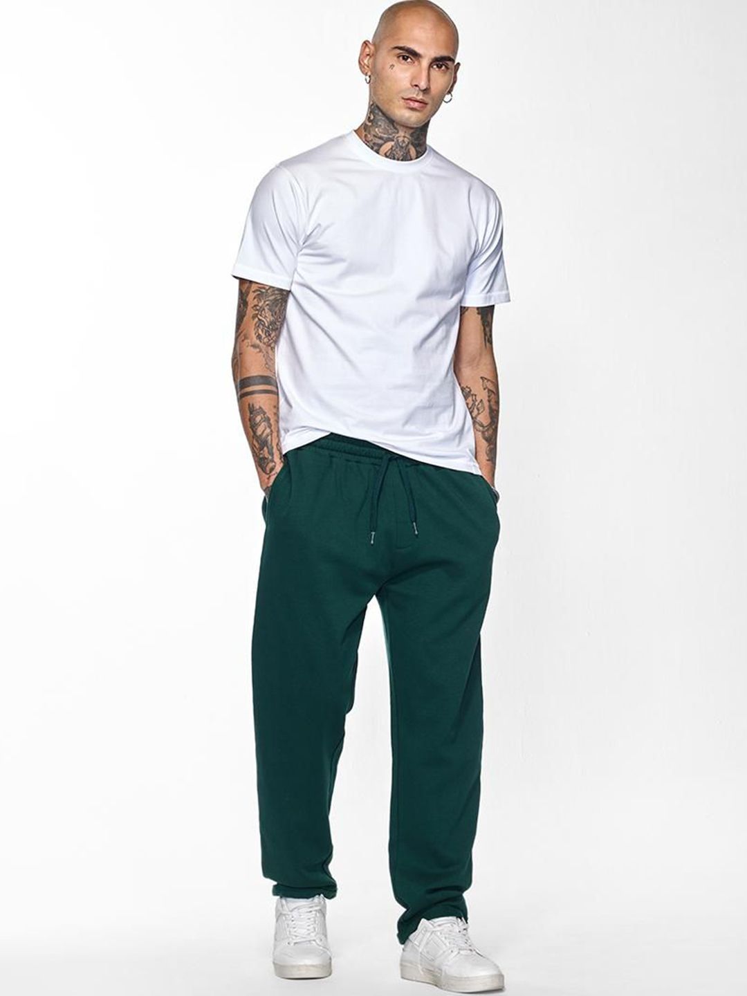 Buy Snitch Men Relaxed Fit Pure Cotton Track Pants - Track Pants for ...