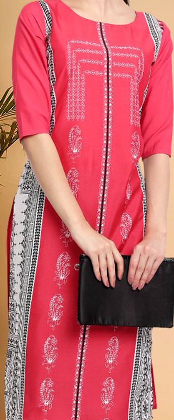 Buy 7Threads Selection Of 3 Colourblocked Printed Round Neck Straight ...