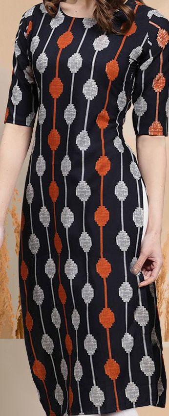 Buy 7Threads Selection Of 4 Geometric Printed Round Neck Straight ...
