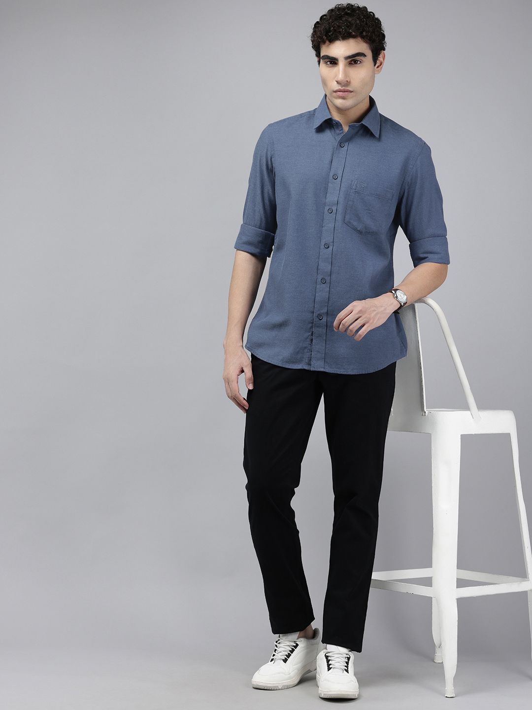 Buy ColorPlus Pure Cotton Casual Shirt - Shirts for Men 32223860 | Myntra