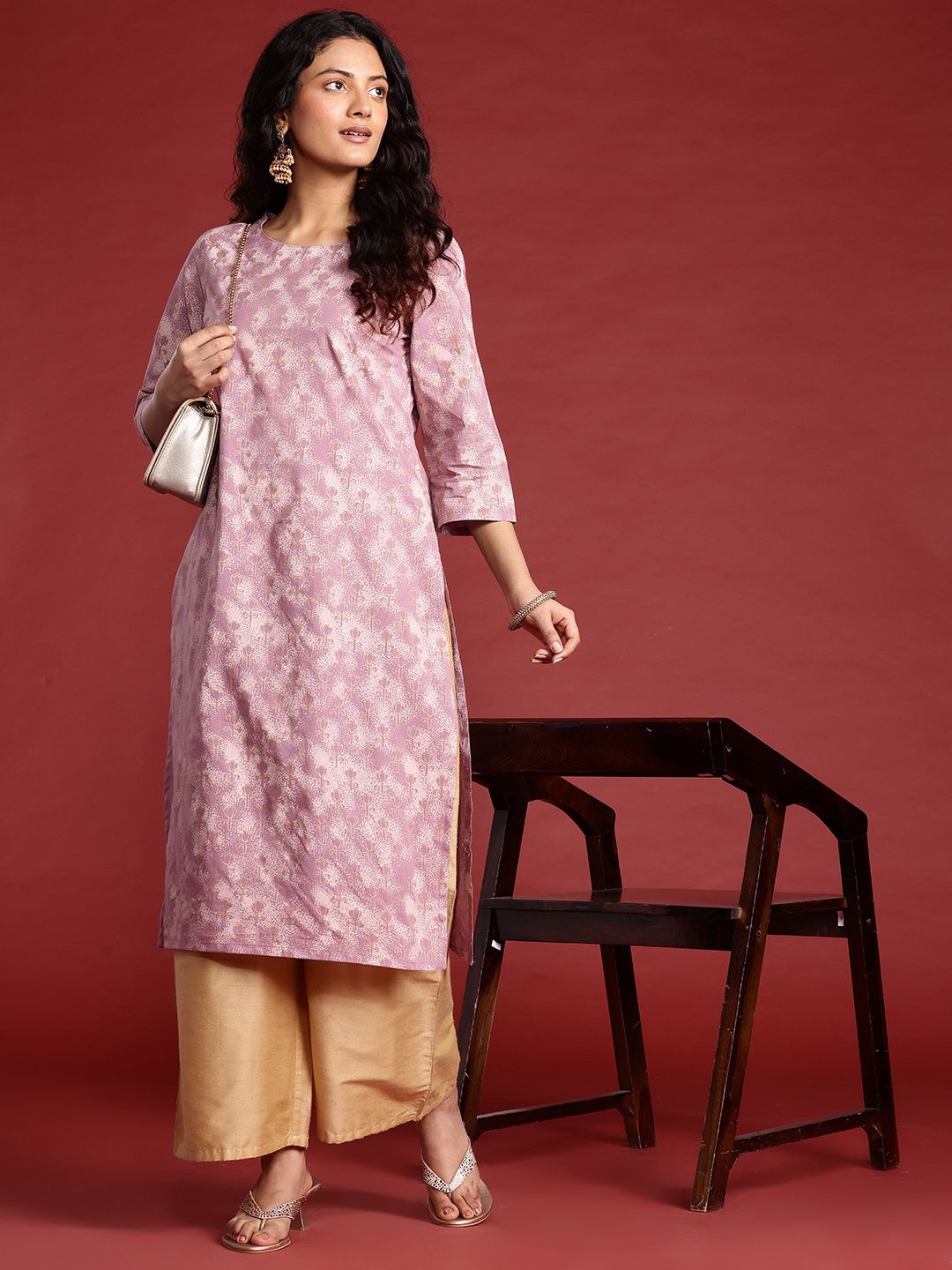 Buy Anouk Cotton Printed Straight Kurta - Kurtas for Women 32434299 ...