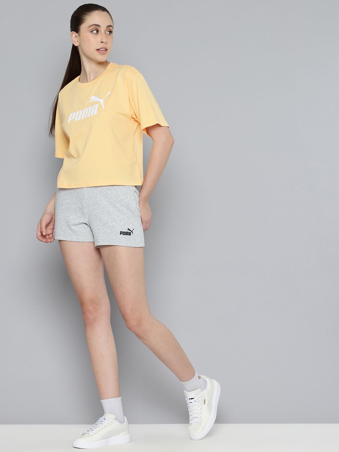 Buy Puma Women Small No. 1 Logo Outdoor Shorts - Shorts for Women 32646524 | Myntra