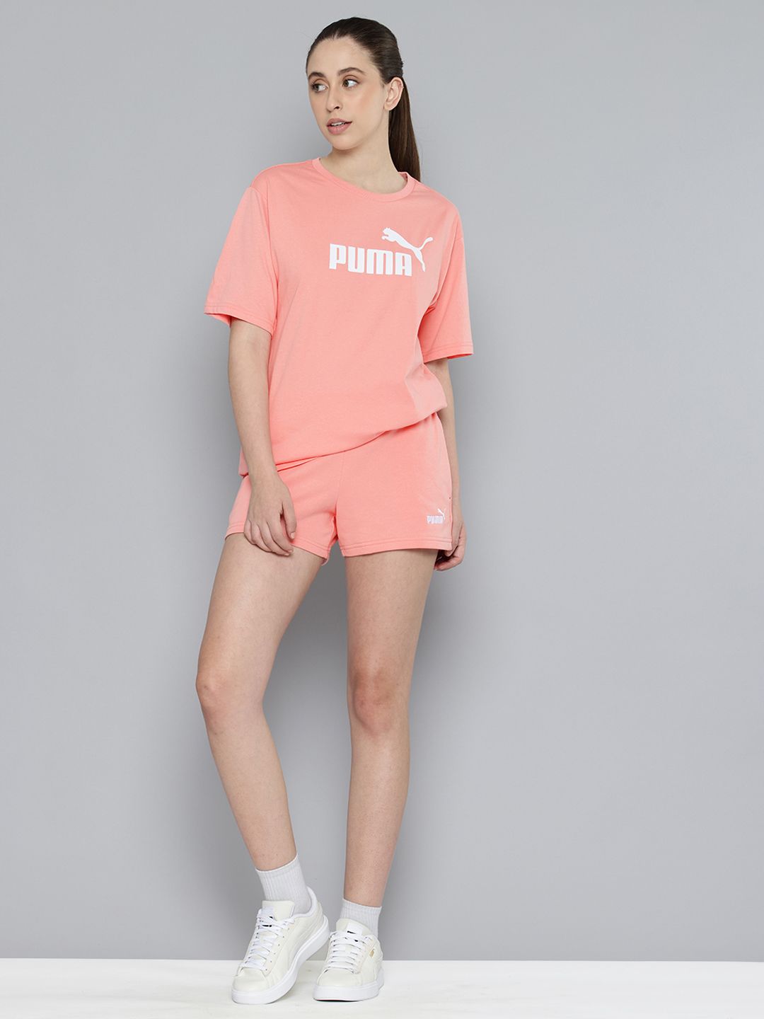 Buy Puma No. 1 Logo Printed Pure Cotton Relaxed Fit T Shirt - Tshirts for Women 32648913 | Myntra