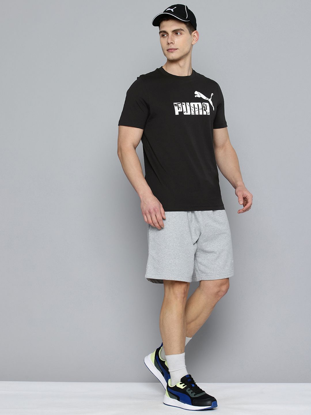 Buy Puma Graphics No.1 Logo Printed Pure Cotton Outdoor T Shirt ...