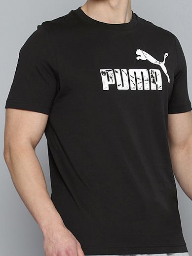 Buy Puma Graphics No.1 Logo Printed Pure Cotton Outdoor T Shirt ...
