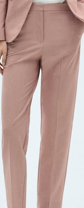 Buy MANGO Women Straight Fit Formal Trousers - Trousers for Women ...
