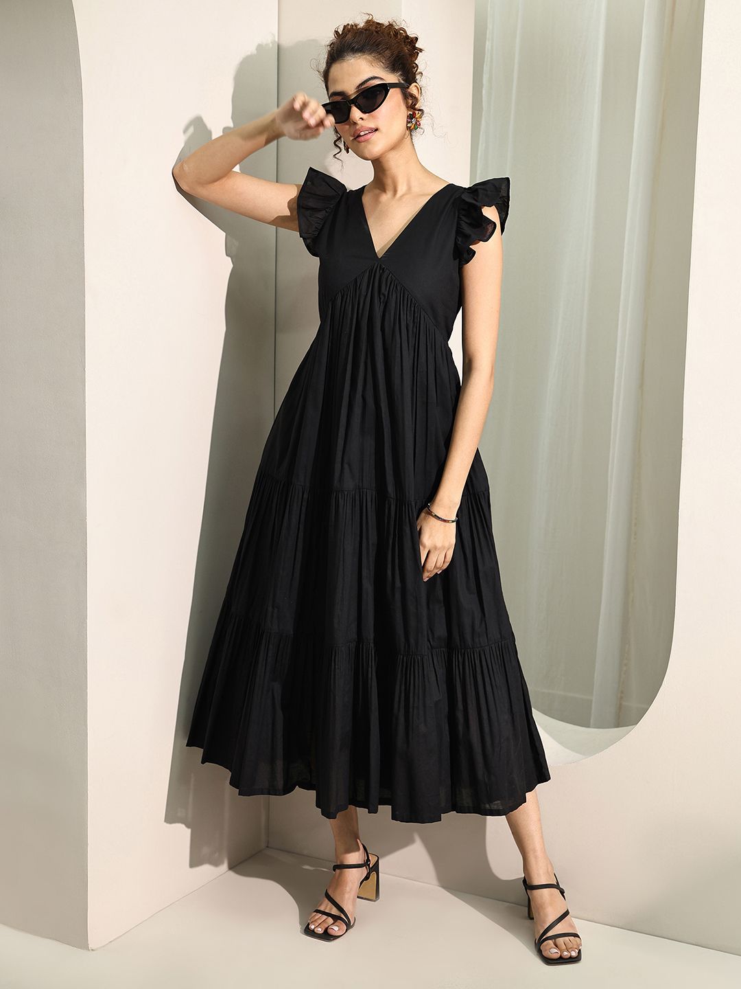 Buy Libas Layered Fit & Flare Midi Dress - Dresses for Women 32808183 ...